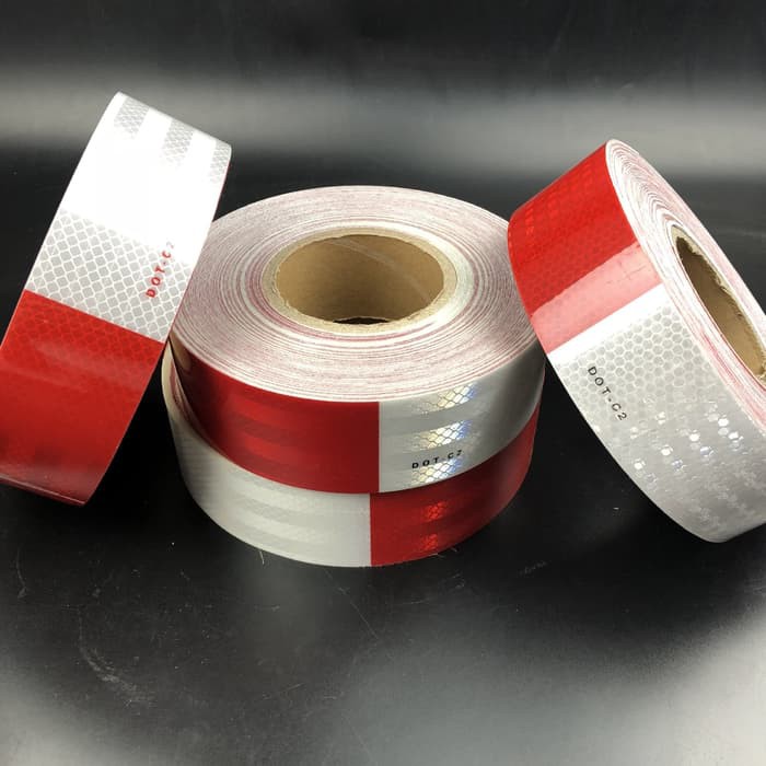 Adesivo Refletivo/Scotlight Red White Prismatic (45 Metros) | Shopee Brasil