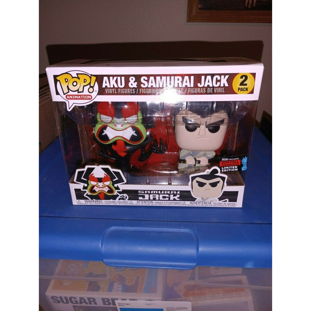 Funko POP Samurai Jack and Aku 2 - Pack (NYCC 2019 Exclusivo) | Shopee ...