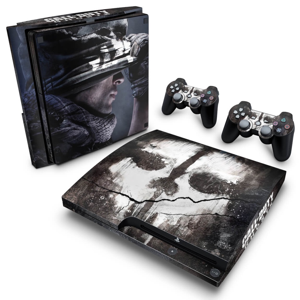 Skin PS3 Slim Adesivo - Call Of Duty Ghosts | Shopee Brasil