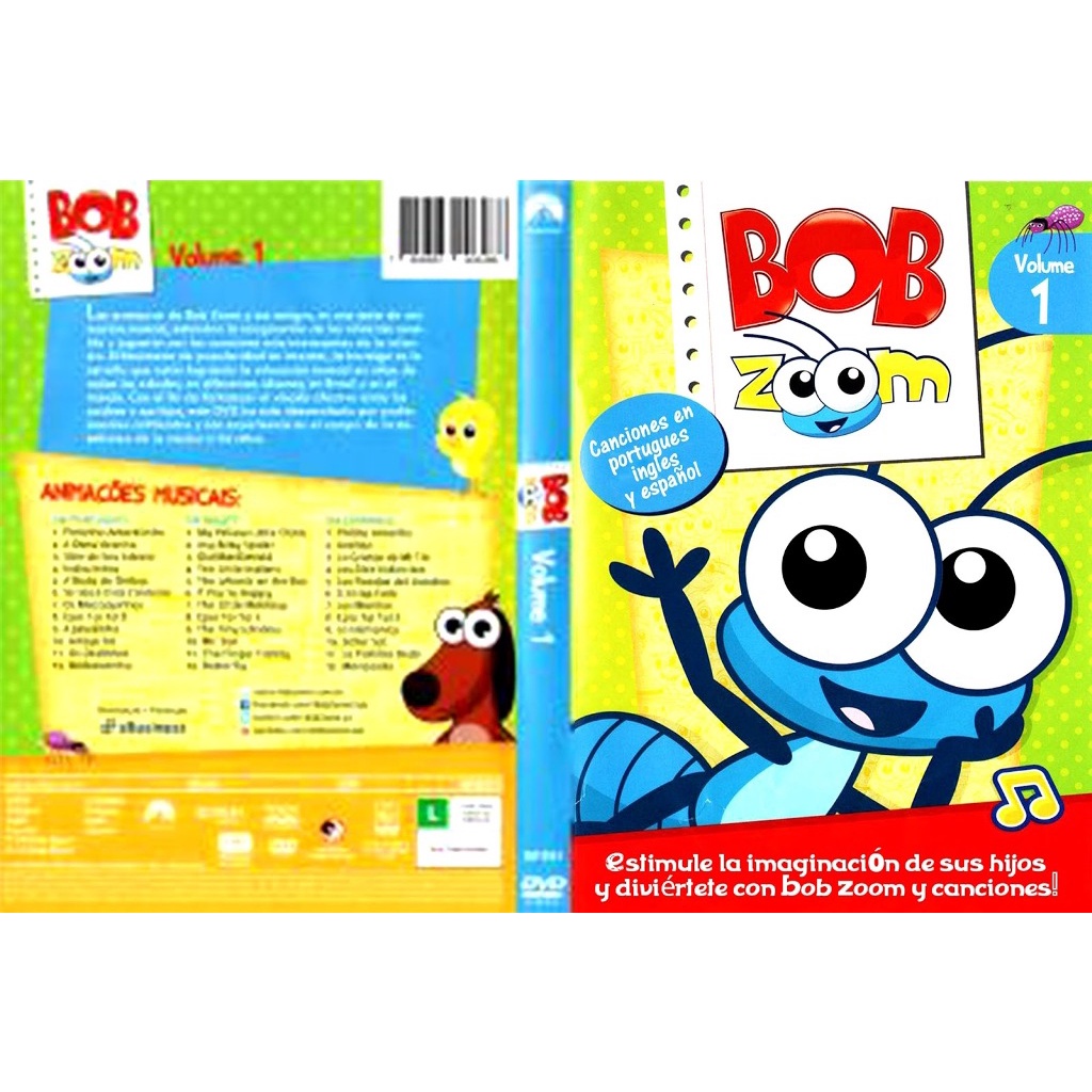 Bob Zoom Coleção completa 5 DVDs | Shopee Brasil