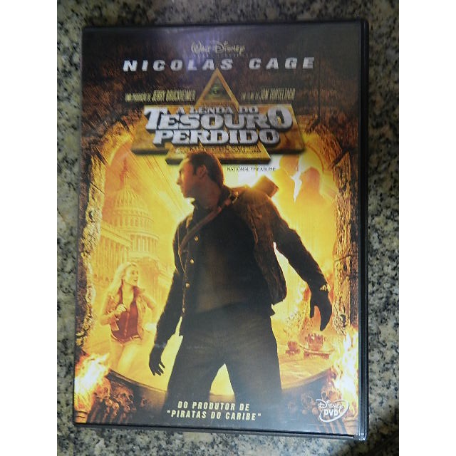 DVD A Lenda do Tesouro Perdido Nicolas Cage | Shopee Brasil