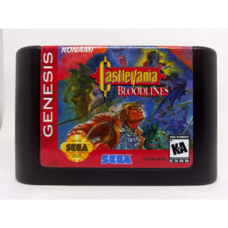 Castlevania Bloodlines Sega Mega Drive | Shopee Brasil