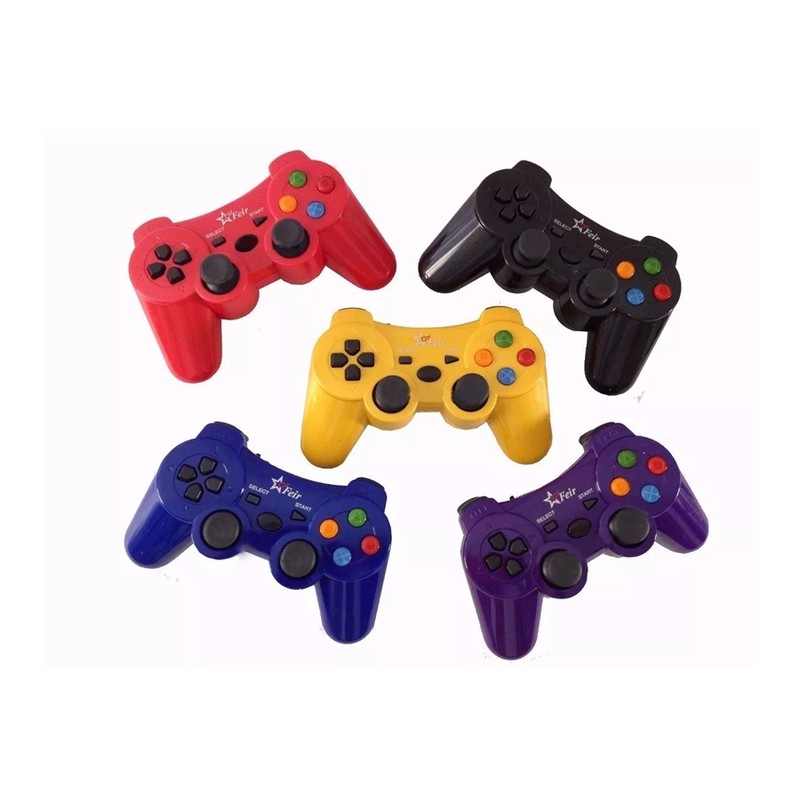 Controle Sem Fio C/ Bateria Interna Ps2 Wireless bluethooth com nota ...