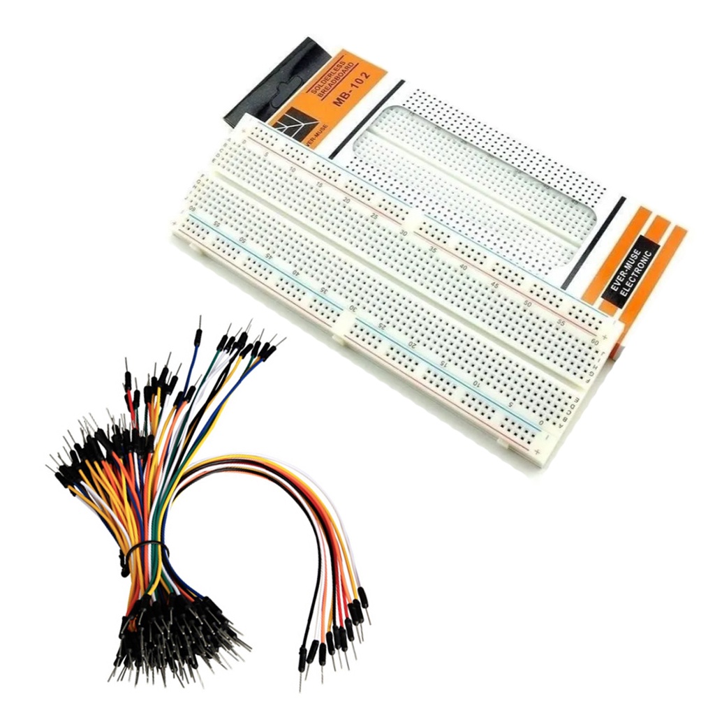 Protoboard 830 Pontos Furos + Kits 65 Fios Jumper Macho-mac - Escorrega ...
