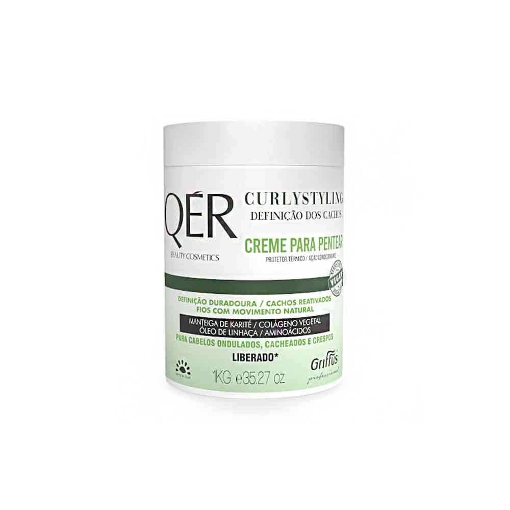 Creme Para Pentear Qer Curlystyling 1kg Griffus | Shopee Brasil
