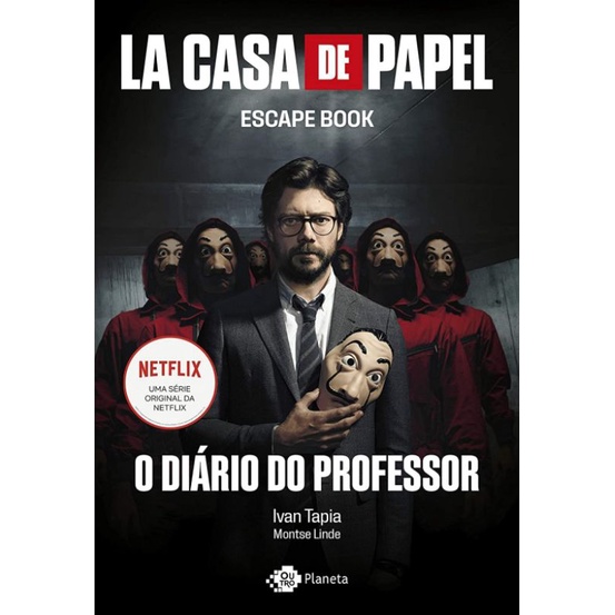 Livro La casa de papel Escape book O diário do professor novo e lacrado ...