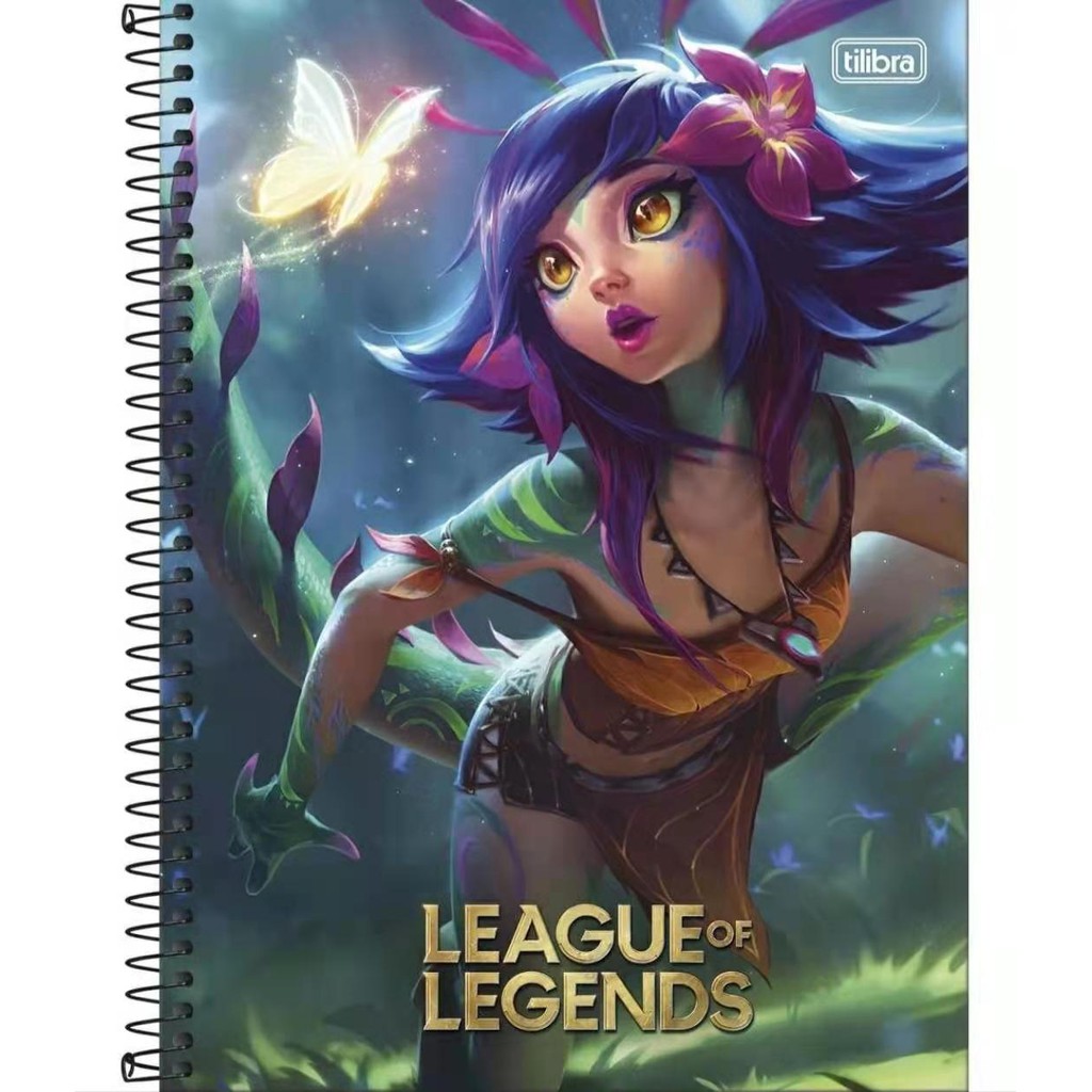 Caderno League Of Legends Capa Dura 1 Matéria 80f Tilibra | Shopee Brasil