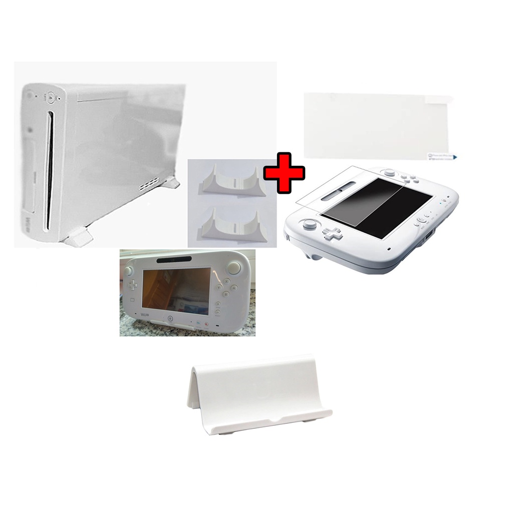Stand Suporte Base Para Nintendo Wii U Wiiu Gamepad E Console | Shopee ...
