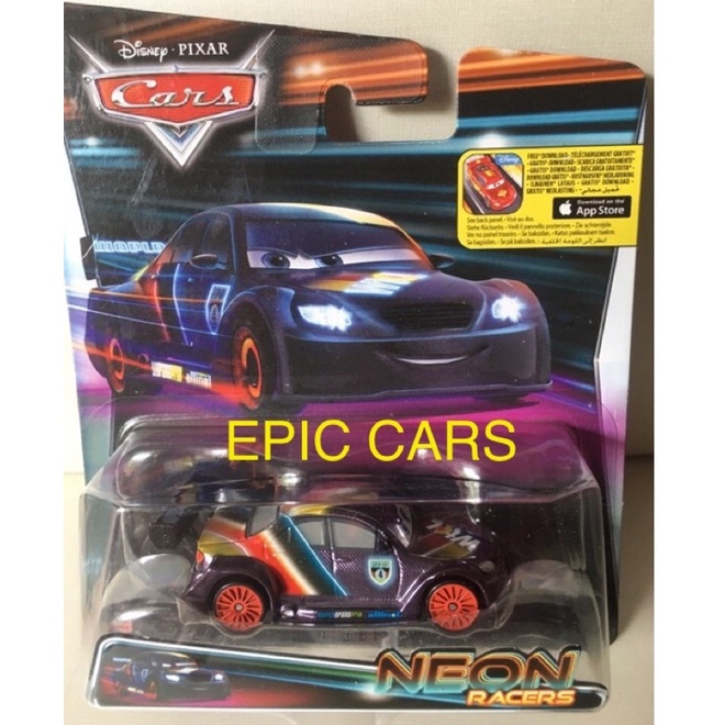 MATTEL MAX SCHNELL FILME CARROS 2 DISNEY PIXAR CARS 2016 NEON RACERS ...