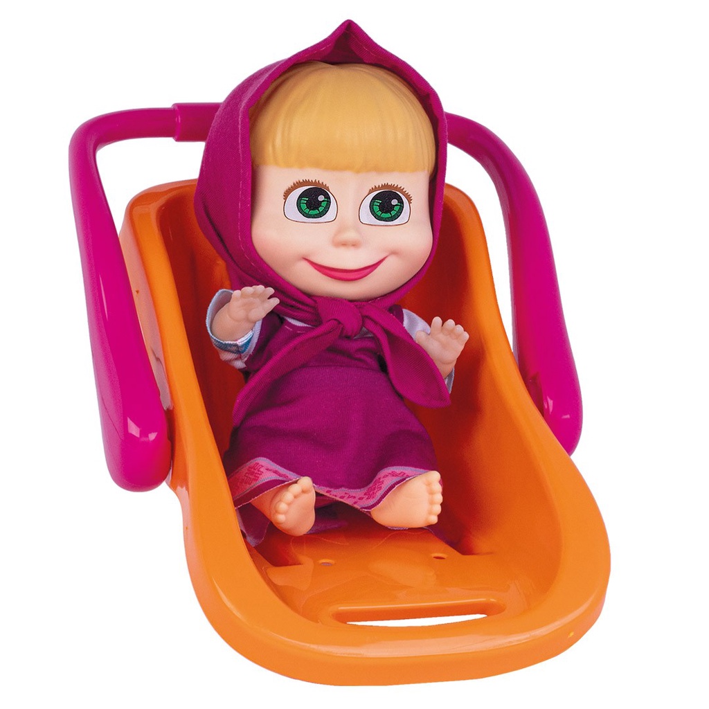 Boneca Masha Com Bebe Conforto Masha E O Urso Cotiplas | Shopee Brasil