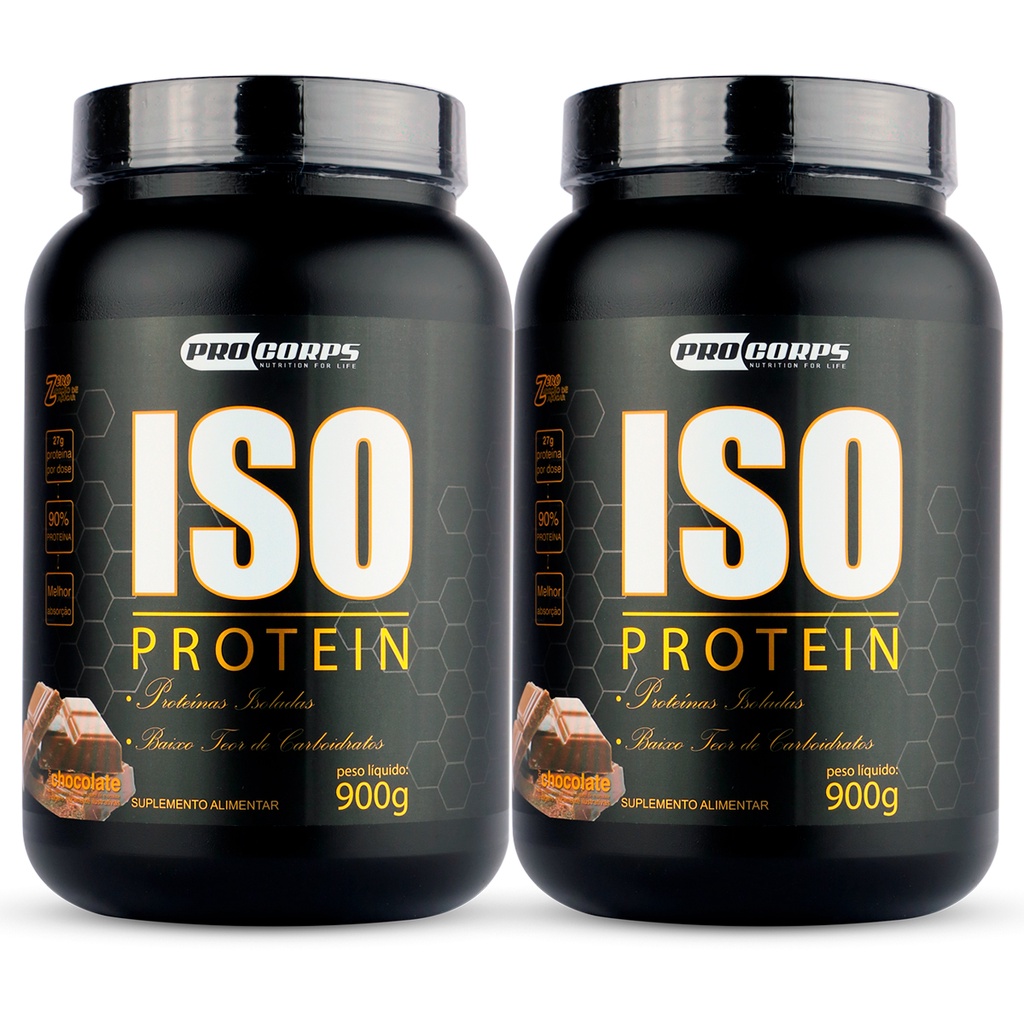 2 unidades Iso Protein 900g - PRO CORPS | Shopee Brasil