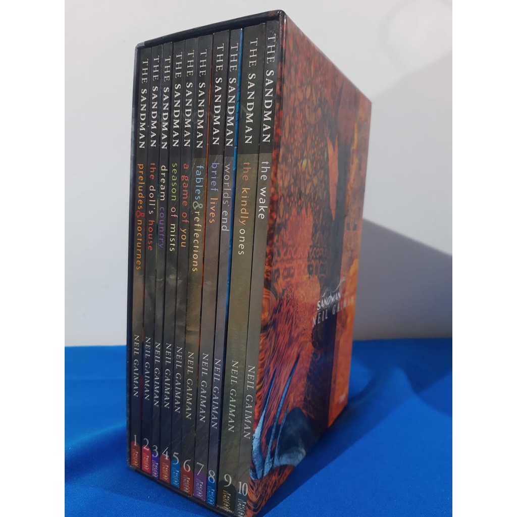 Box HQ Sandman Slipcase Set Completo (Em inglês) | Shopee Brasil