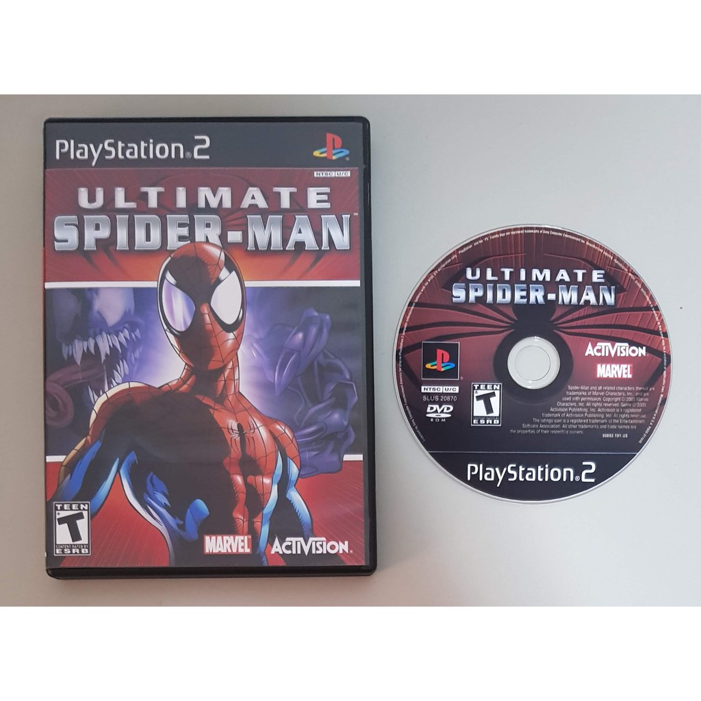 PS2 - Ultimate Spider-Man Spiderman Ultimate - Leia a descrição ...