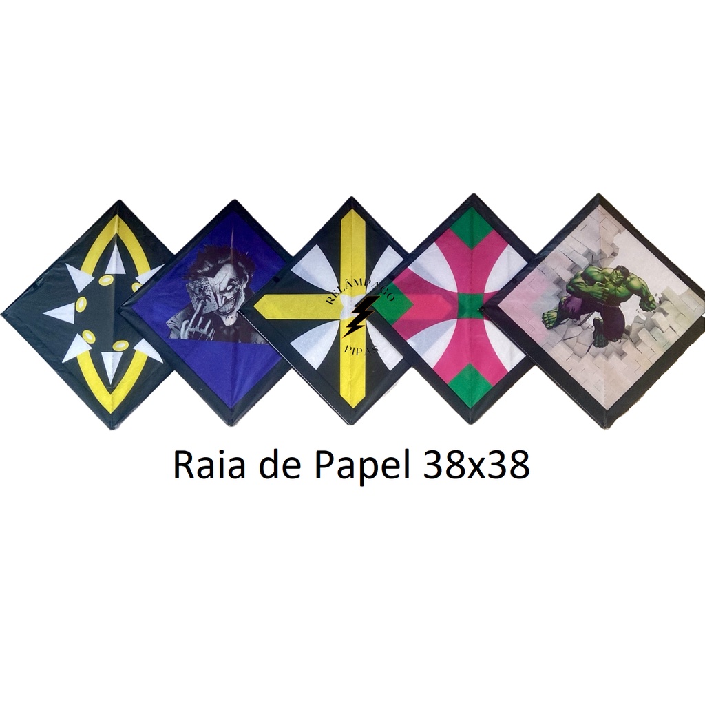 Pacote Raia Papel seda 40x40 - Desenhos sortidos | Shopee Brasil