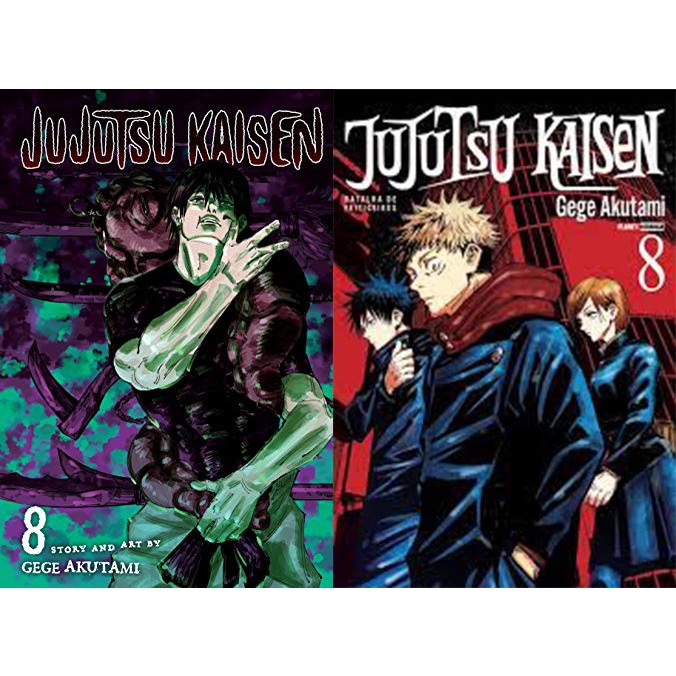 Mangá jujutsu kaisen Vol. 8 e 8 variante | Shopee Brasil