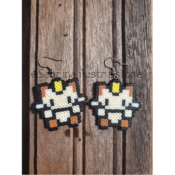 Chaveiro / Brinco Meowth Pokemon equipe rocket perler beads hama beads ...