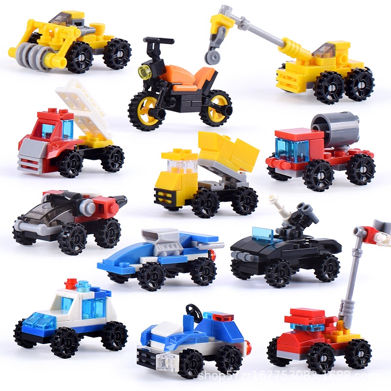 Model cars E Blocos De Montar Para Crianças Brinquedos | Shopee Brasil
