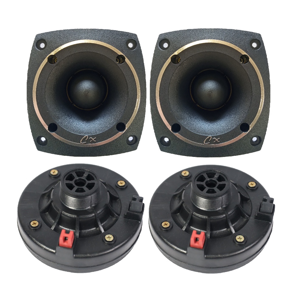 Kit 2 Twiter 150wrms Super Tweeter Automotivo + 2 Driver Corneteira ...