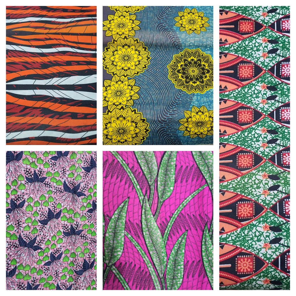 Tecido Africano Ankara (0,50m x 1,10m) | Shopee Brasil