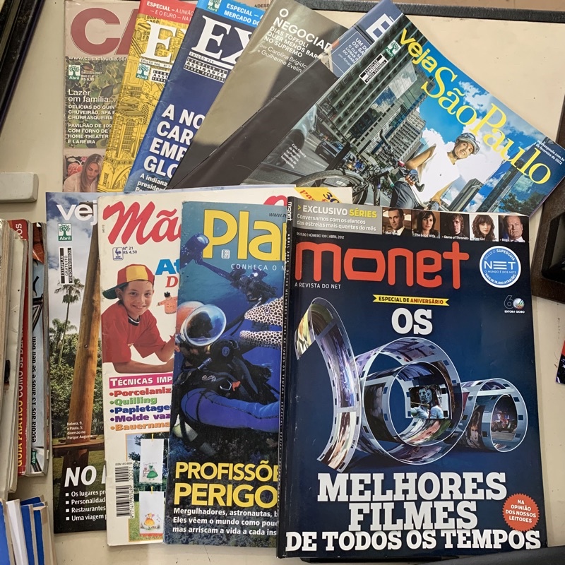 10 revistas aleatorias - lubb | Shopee Brasil