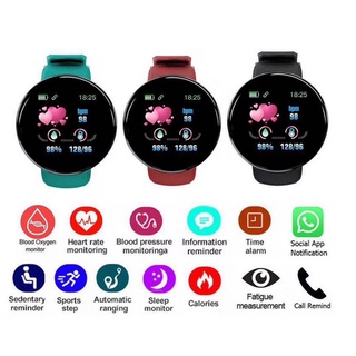 Relógio Smartwatch D18 Bluetooth Digital Inteligente D18 - Já no Brasil ...