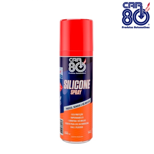 Car 80 Silicone Spray - Lubrifica E Da Brilho 300ml | Shopee Brasil