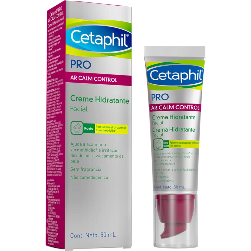 Cetaphil Pro AR Calm Control - Creme Hidratante Facial 50ml | Shopee Brasil