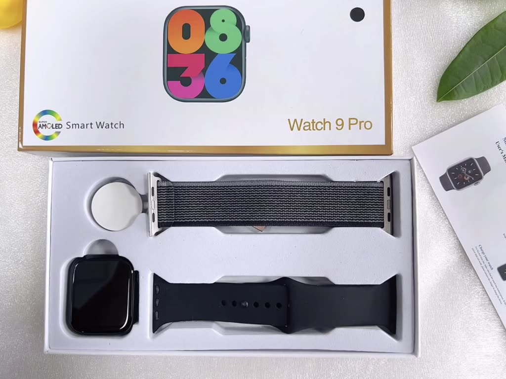 2024 Novo Relógio Original 9 Smart Watch 9 pro Men Bluetooth Chamada De Temperatura Corporal ...