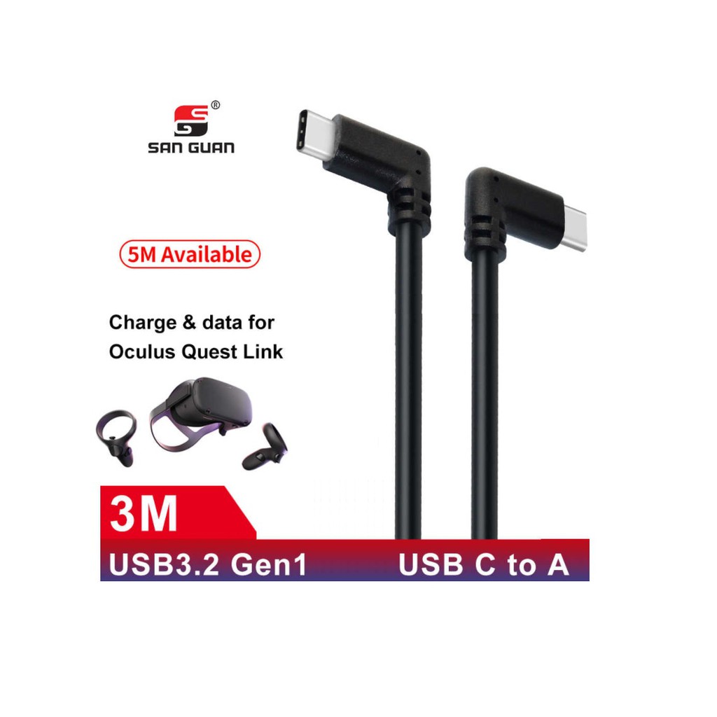 Cabo Usb Link Usb 3.2 Oculus Quest No Pc Vr, Oculus Link | Shopee Brasil