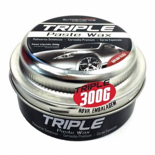Triple Wax 300gr - Auto America | Shopee Brasil