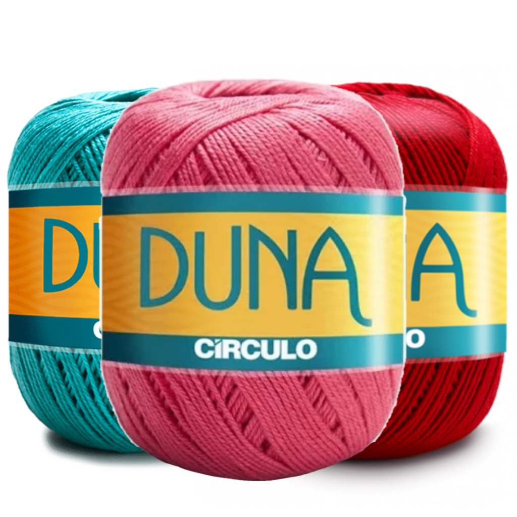 Fio Linha Duna Círculo Cores Lisas 100g | Shopee Brasil