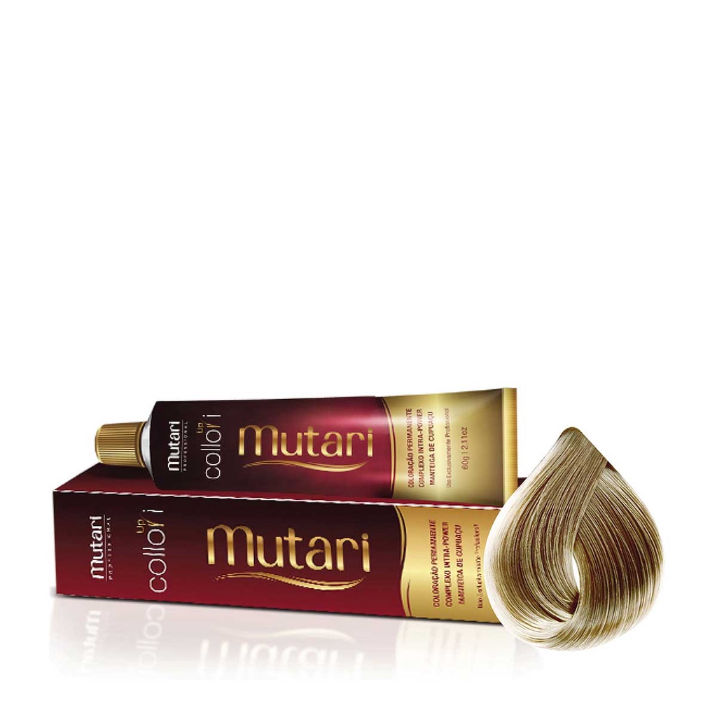 Tinta Coloração Permanente Mutari - 10.0 - Louro claríssimo | Shopee Brasil
