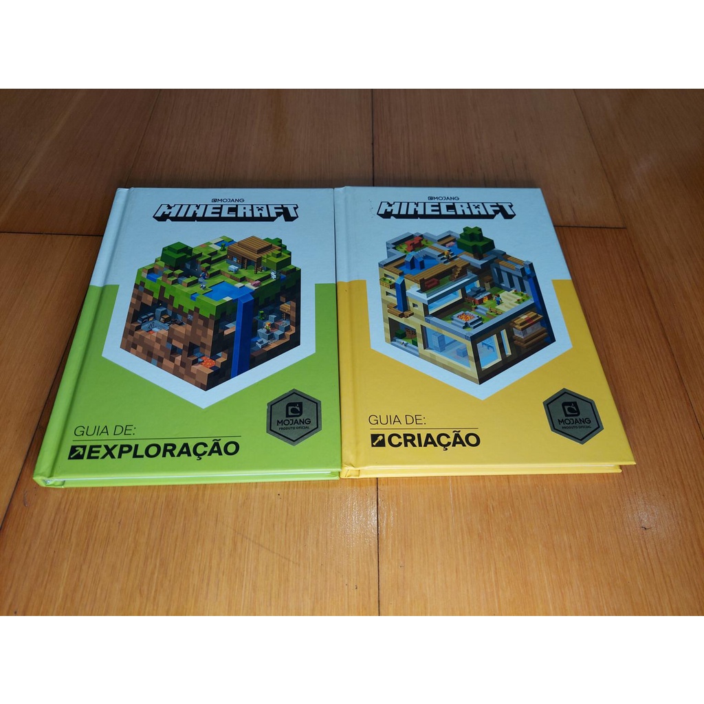 Kit com 2 Livros Guias Minecraft - Originais Mojang - Guias de criação ...