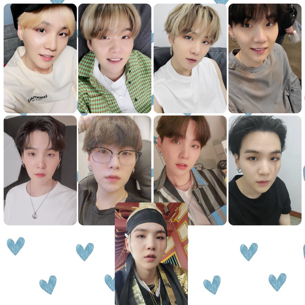 Kit 9 Photocards BTS Yoongi Suga | Shopee Brasil
