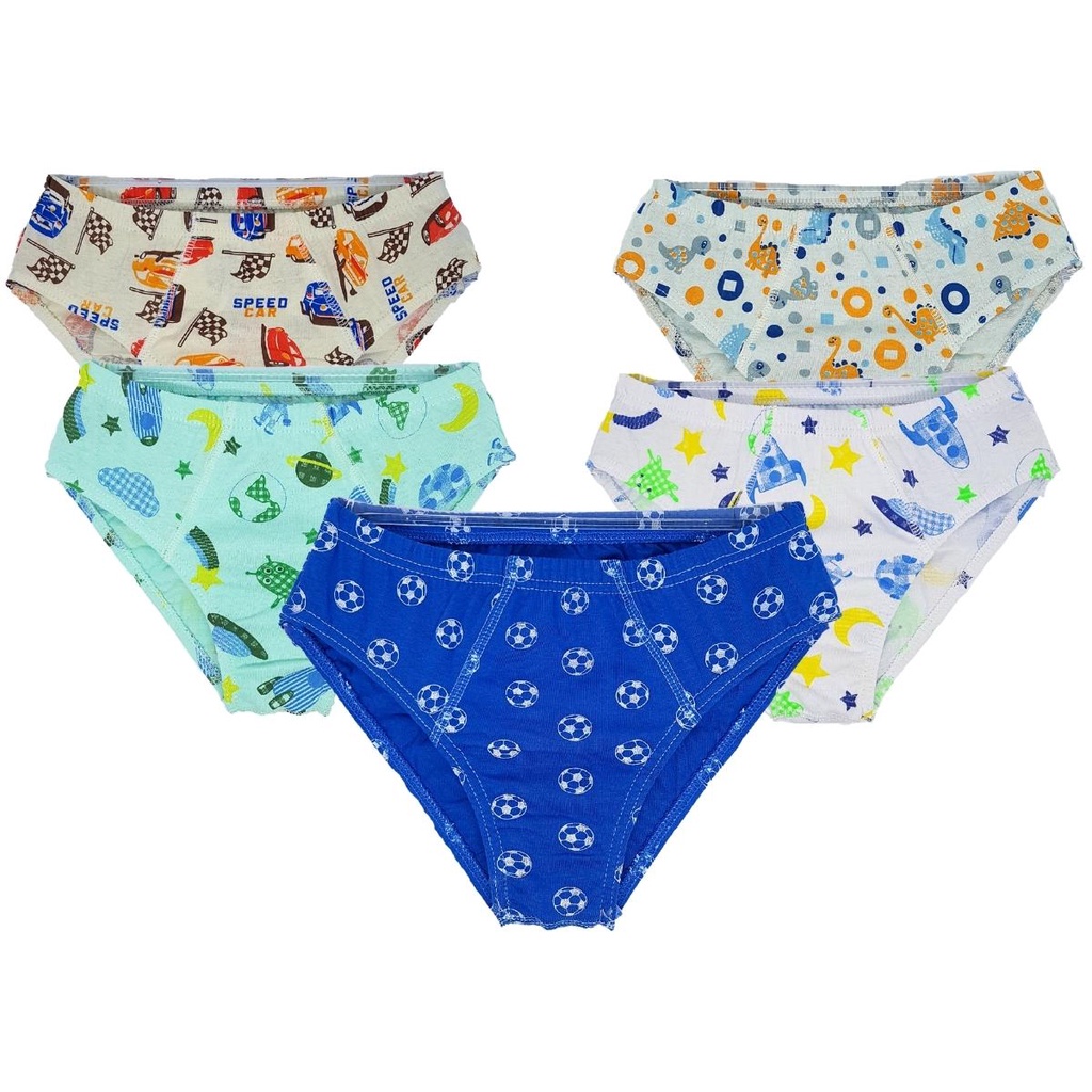 Cuecas Infantil Criança Menino 100% Algodão Atacado Diversos Tamanhos P ...