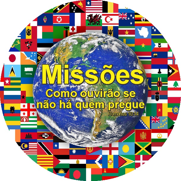 Painel Redondo Tema Missões Para Decoração de Festa Em Tecido Sublimado ...