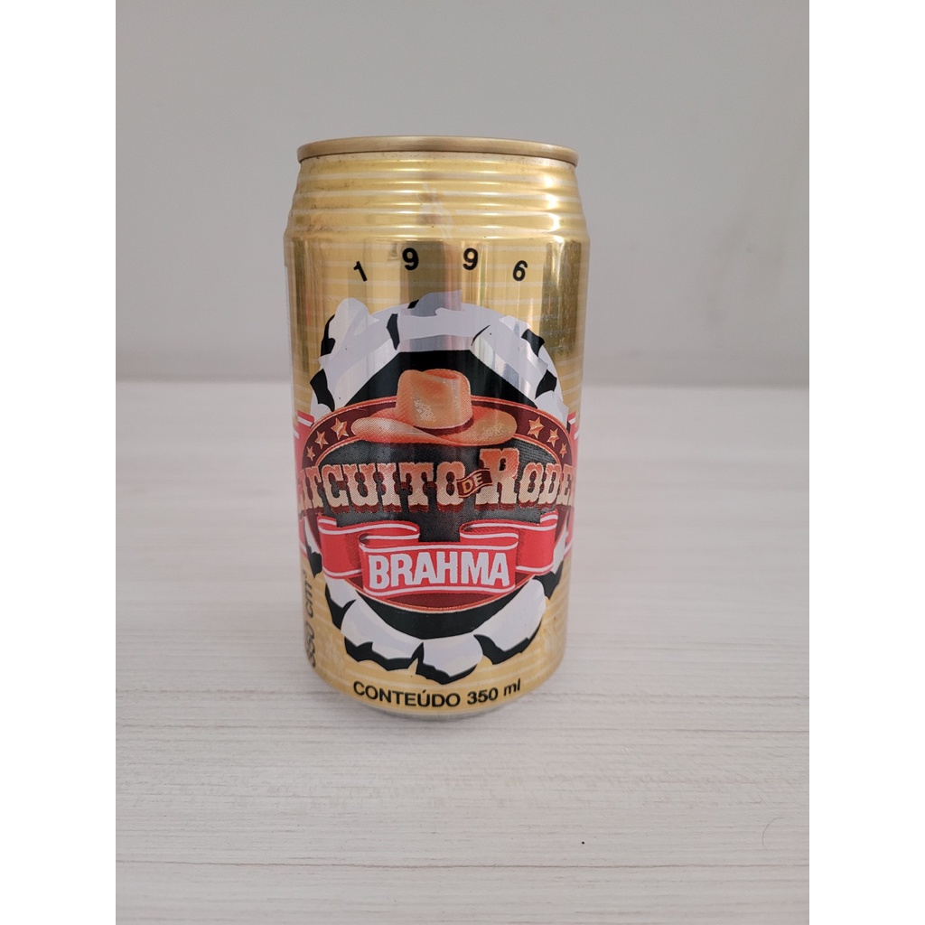 lata coleção cerveja Brahma circuito de rodeio 1996 - 350ml | Shopee Brasil