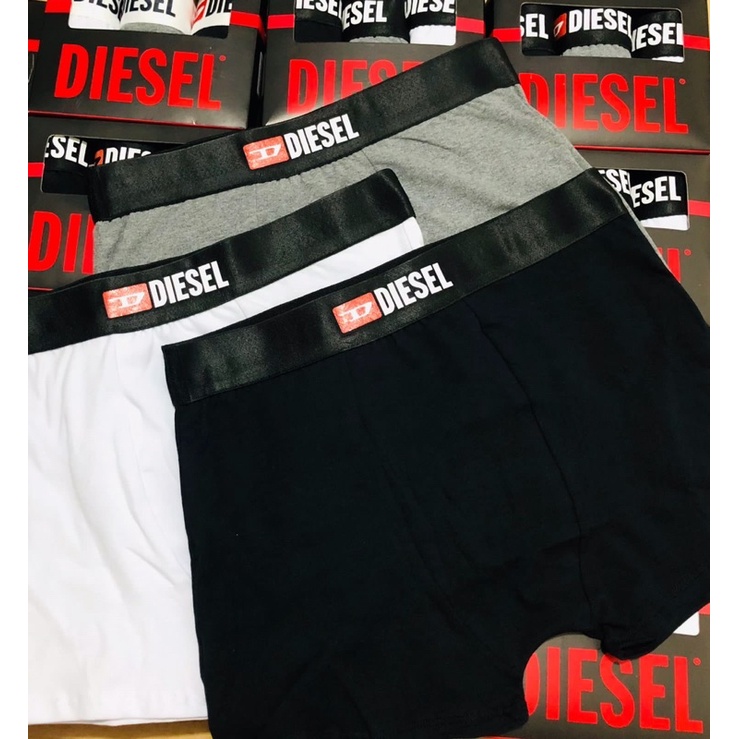 KIT Cueca Box 3un algodão | Shopee Brasil