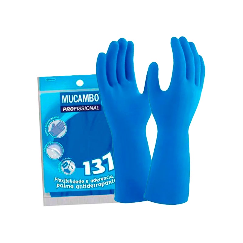 Luva de Latex Mucambo Verde Flocada XG | Shopee Brasil