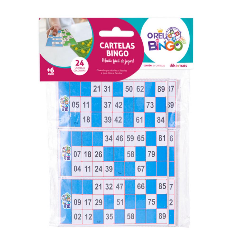 Kit 24 Cartelas Colorido Papel Para Jogo Numerado Bingo | Shopee Brasil