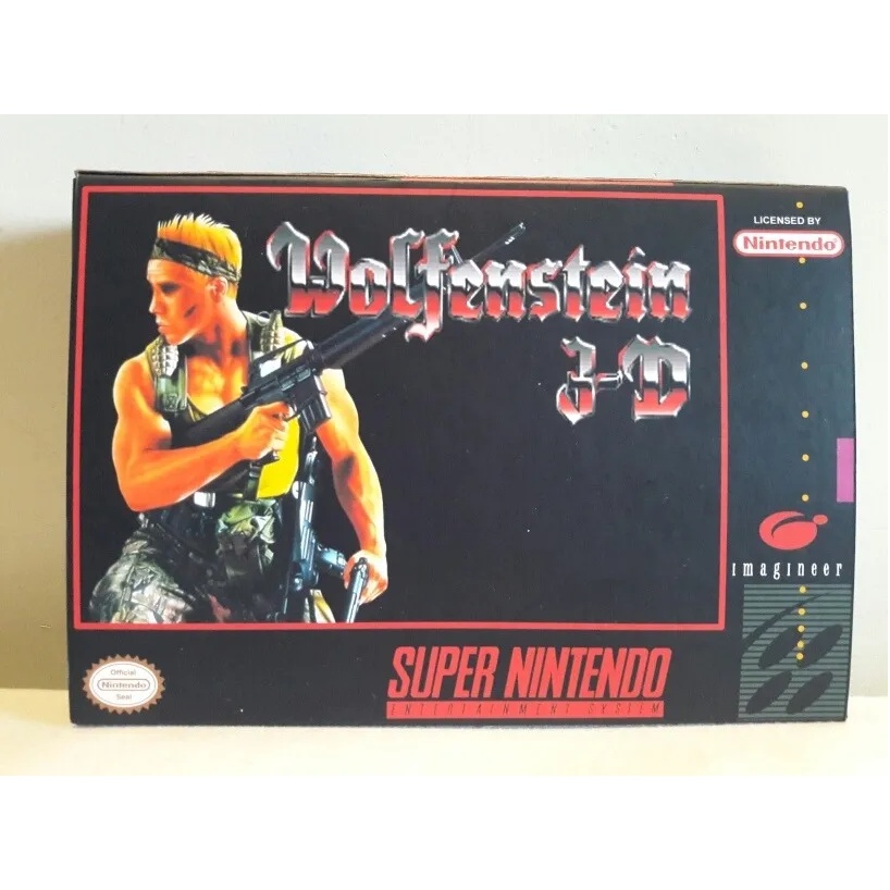Wolfenstein 3d Original Americano Super Nintendo Snes | Shopee Brasil
