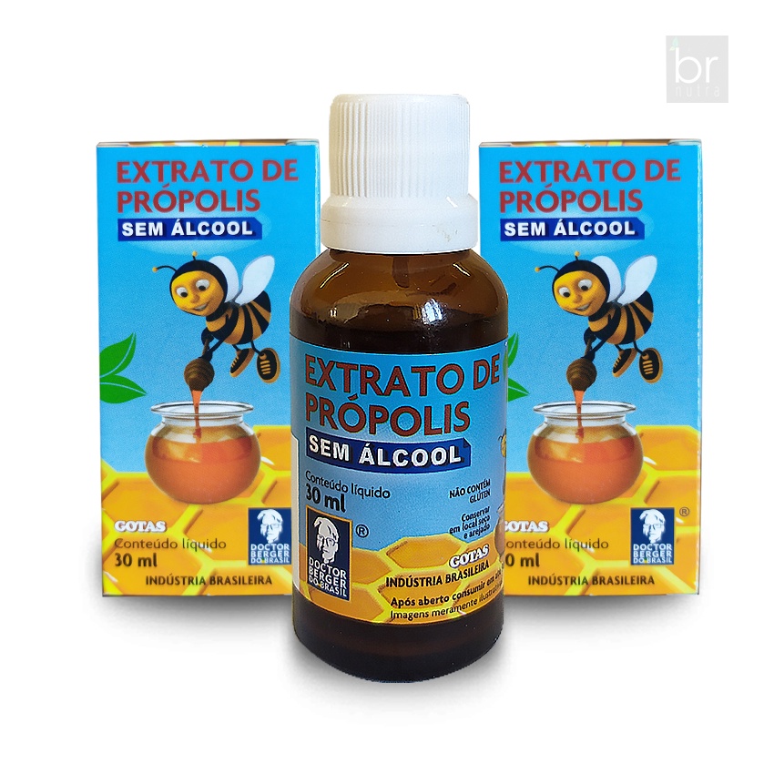 Extrato de Própolis Gotas Sem Álcool | 30% Extrato de Própolis | 30 ml ...