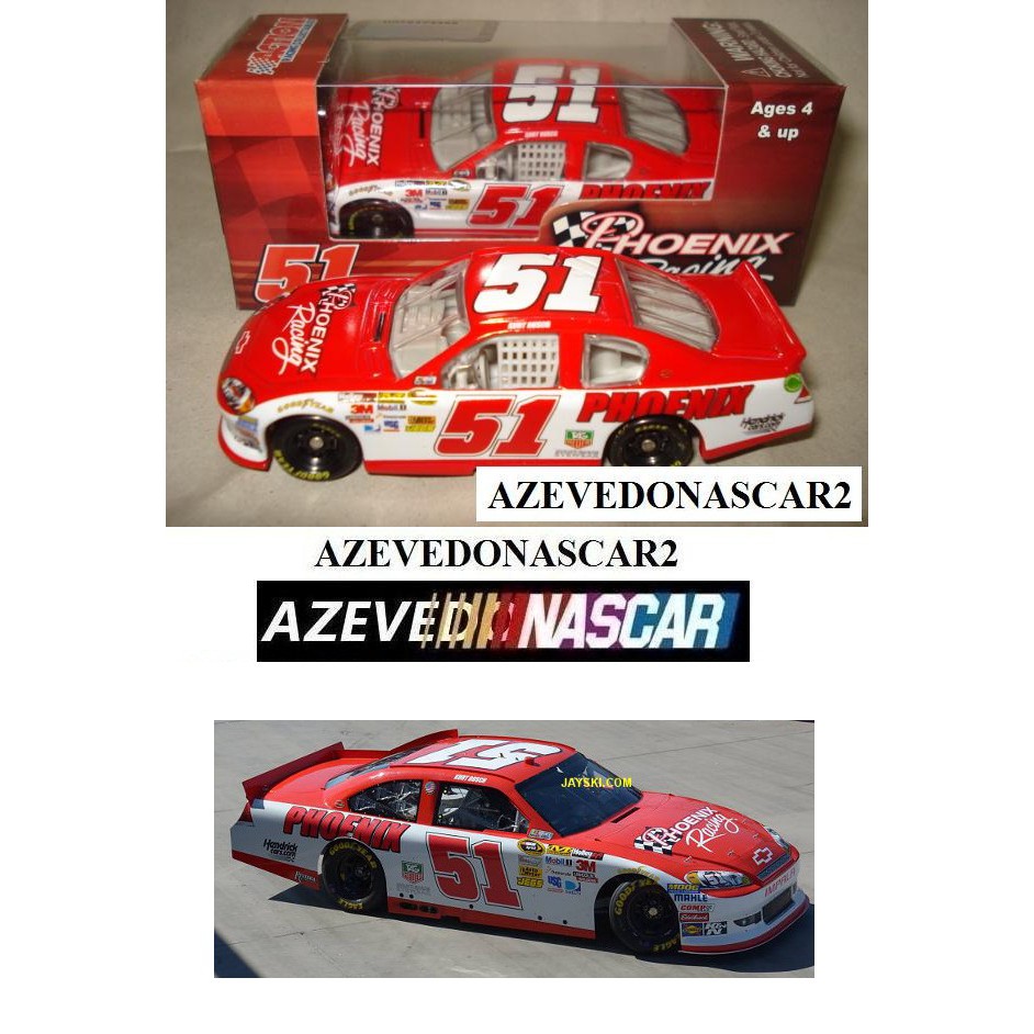 Nascar 1/64 #51 Kurt Busch Chevy Impala Phoenix Racing 2012 | Shopee Brasil