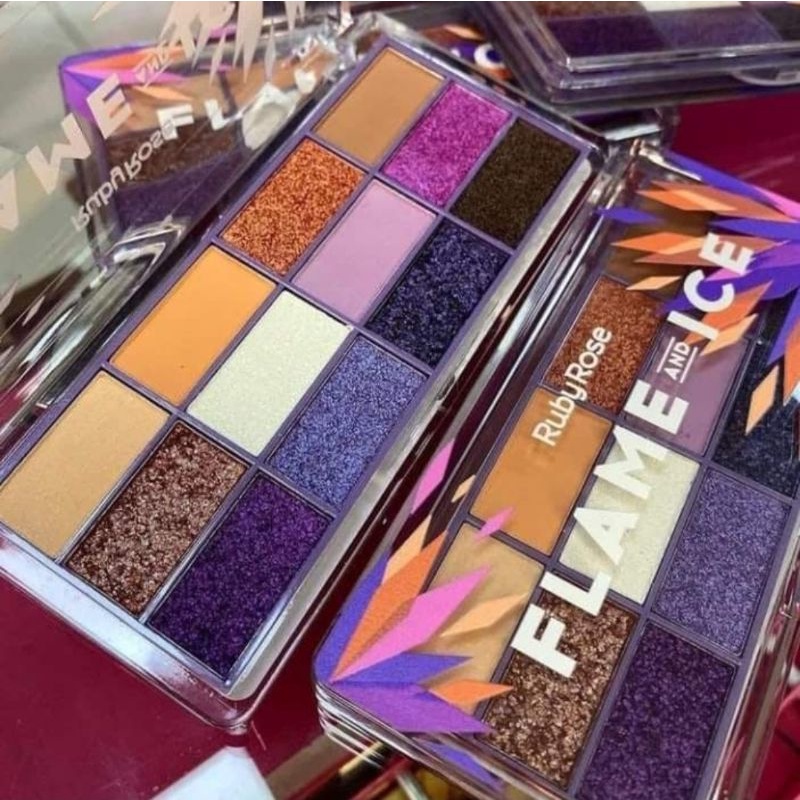 Paleta de Sombras Flame and Ice Ruby Rose - HB-1061 | Shopee Brasil