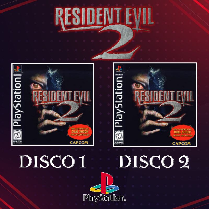 resident evil 2 ps1 (2 discos) | Shopee Brasil