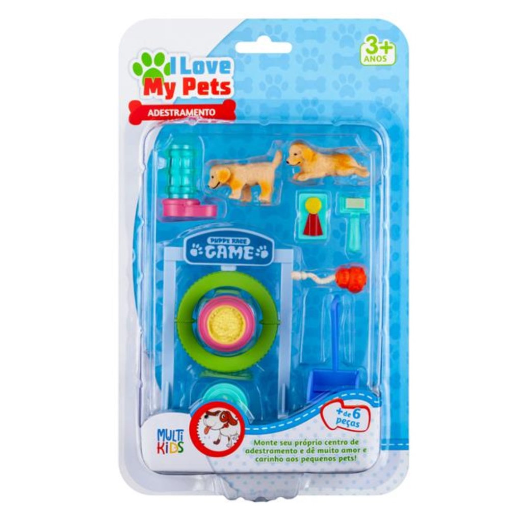 Kit I Love My Pets Set de Adestramento Infantil + de 6 Peças | Shopee ...