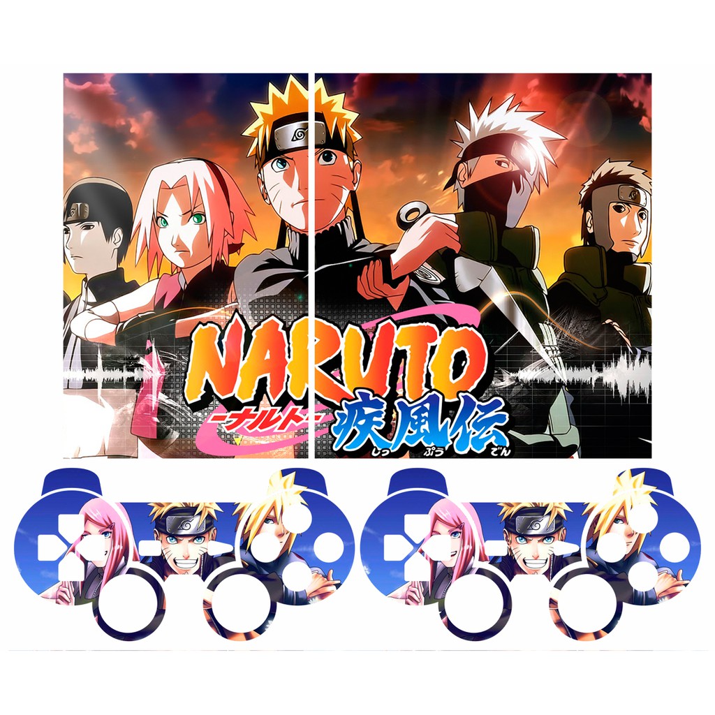 Skin Adesiva PS2 Slim - Naruto | Shopee Brasil