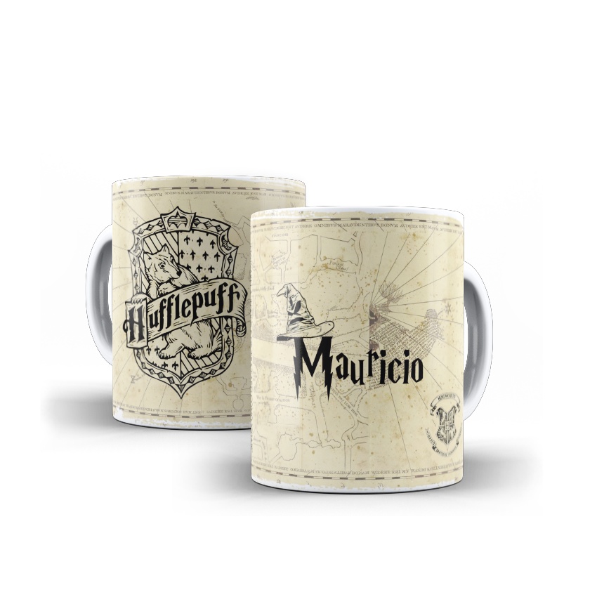 Caneca Porcelana Harry Potter Lufa-Lufa - Personalizada com Nome ... Caneca Porcelana Harry Potter Lufa-Lufa - Personalizada com Nome ...