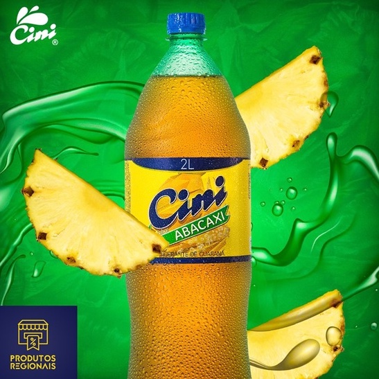 Refrigerante CINI/ sabor Abacaxi- 2 litros | Shopee Brasil