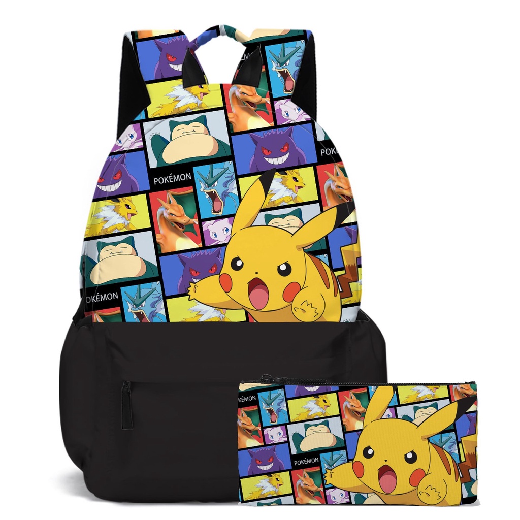 Pokémon pokemon Piku Mochila Escolar Para Estudantes Livre Estojo De ...